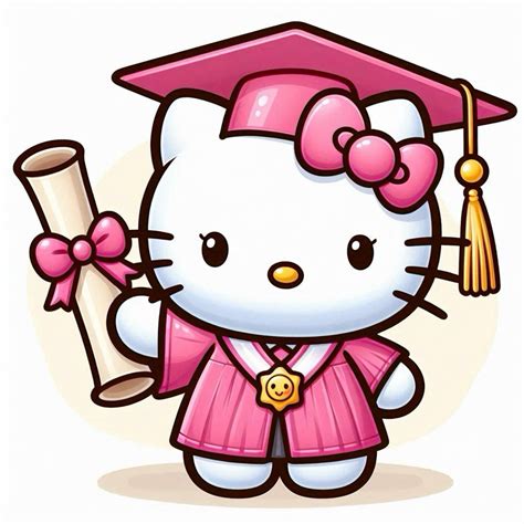 Hello Kitty Graduation Balloons