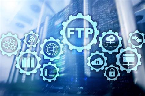Ftp File Transfer Protocol Internet And Communication Technology Concept Stock Image Image