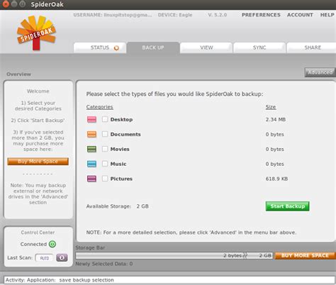 Install Spideroak On Ubuntu Automatically Backup Your Data To Cloud