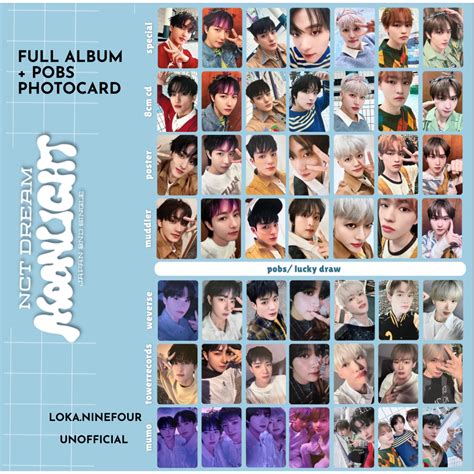 Jual MINIMAL 10 PCS NCT DREAM MOONLIGHT PC Photocard UNOFFICIAL