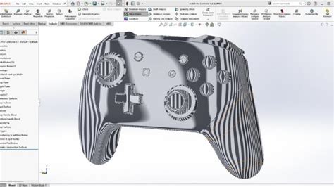 Nintendo Switch Pro Controller Solidworks Surfacing Mahdi Hussein
