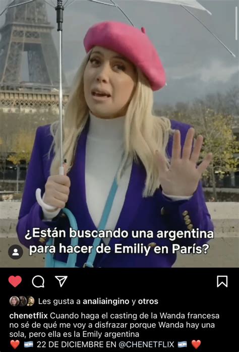 Wanda Nara A Lo Lily Collins Sus Similitudes Con La Protagonista De
