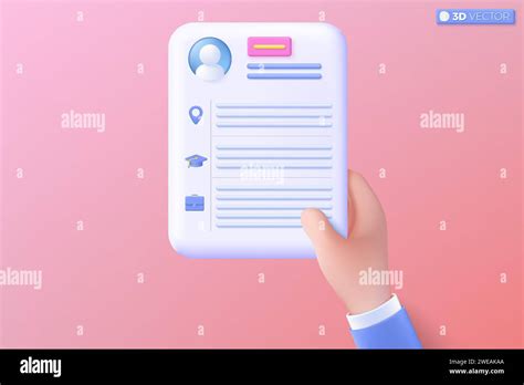 Resume Icon Symbol Job Interview Recruitment Agency Searching