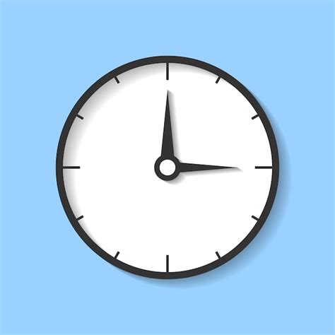 Icono De Cuenta Regresiva De Reloj Realista En Estilo Plano Vector