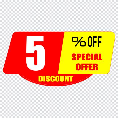 5 percent discount sign icon. Sale symbol. Special offer label 13272876 ...