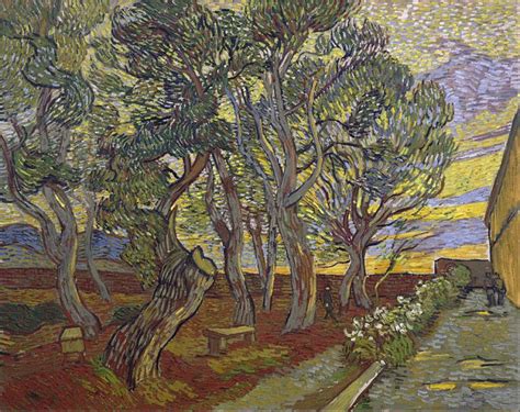 Did Van Gogh paint the asylum in Saint Rémy Van Gogh Studio