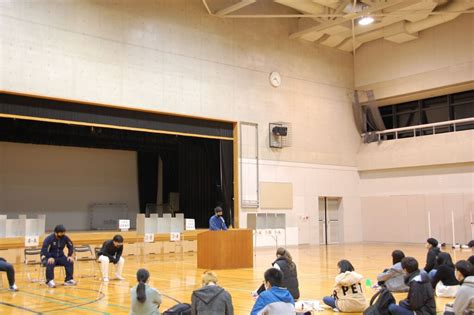 生徒会役員選挙 岡山県立烏城高等学校