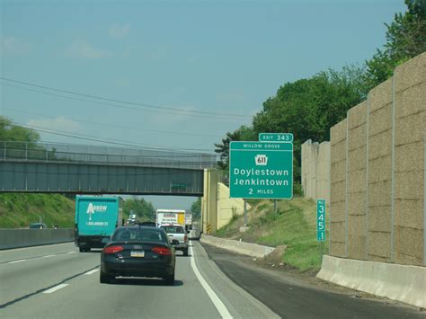 East Coast Roads Interstate 276 Pennsylvania Turnpike Westbound Views