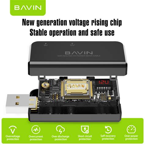 Bavin Z Pc812 Power Bank To Wifi Router 9v 12v