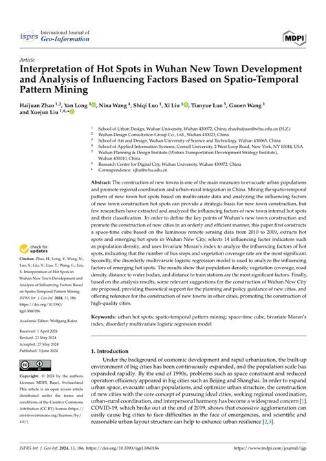 (PDF) Interpretation of Hot Spots in Wuhan New Town Development and ...