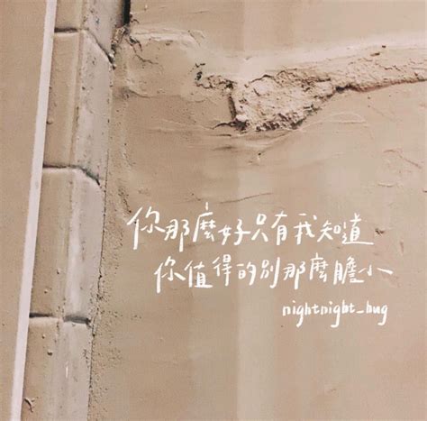 我知道，你總是那樣的懷疑自己，因為你不知道被愛是什麼樣子，就以為自己不適合被愛 一遍遍說著，沒關係，沒關係，卻又輕輕嘆了口氣 也許你就差有