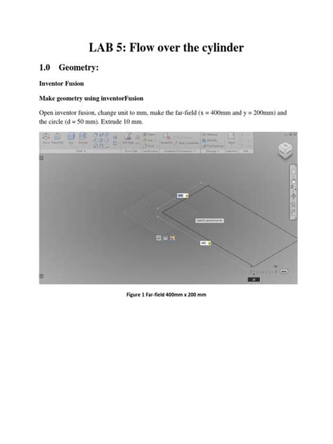 Lab 5flow Over Cylinderpdf Cartesian Coordinate System Fluid Dynamics