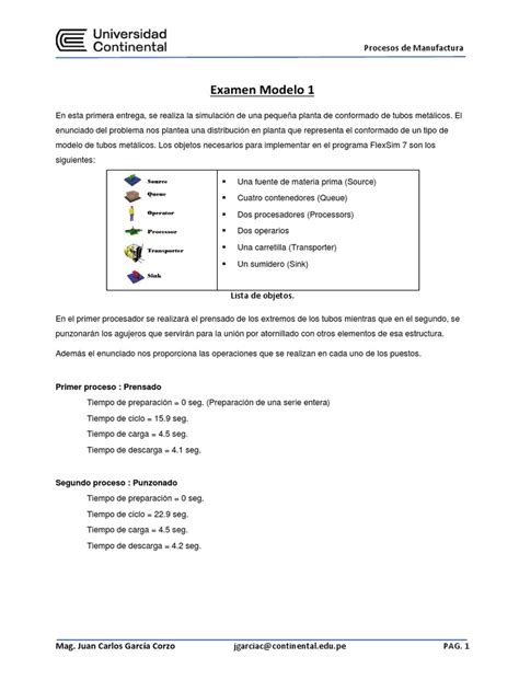 tutorial flexsim 1 pdf simulación plantas