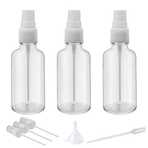 2oz Clear Glass Spray Bottles For Essential Oils Small Spray Bottle