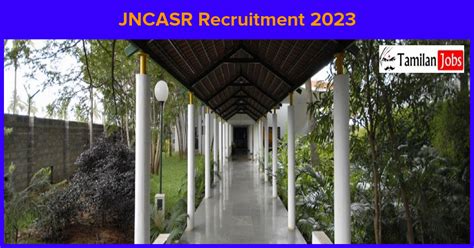 Jncasr Recruitment 2023 Project Associate Jobs Apply Online Now
