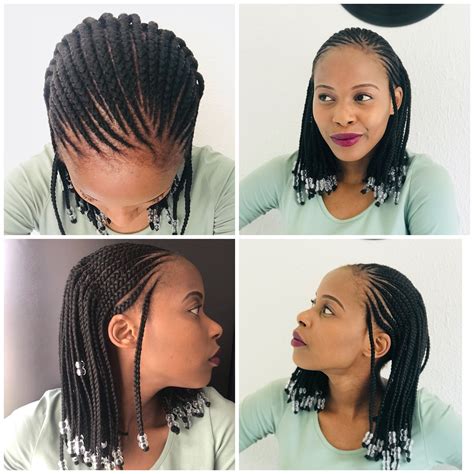 Alicia Keys Inspired Cornrows And Braids With Beads Braids With