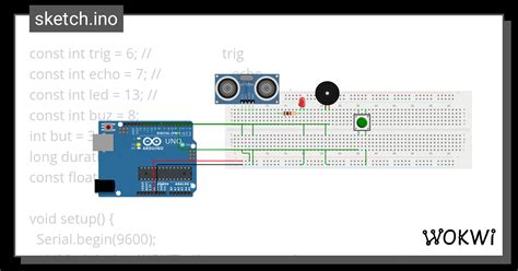 Car Buzzer Wokwi ESP32 STM32 Arduino Simulator