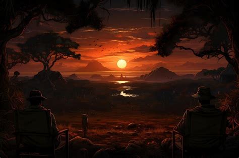 Premium Photo Background Of Jungle Safari Backdrop Safari Jeep