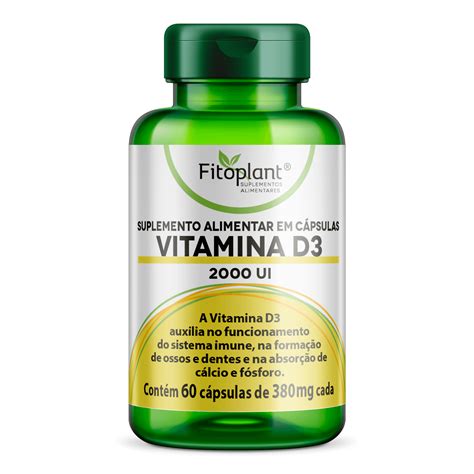 Vitamina D3 250mg 60caps Loja Fitoplant