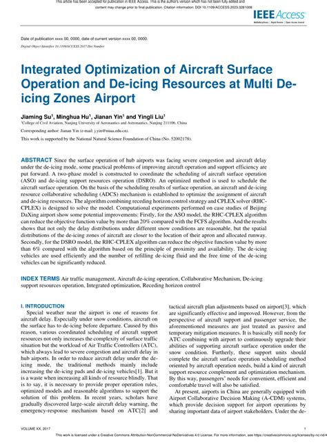 PDF Integrated Optimization Of Aircraft Surface Operation And De