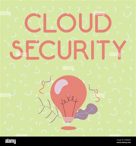 Sign Displaying Cloud Security Business Overview Protect The Stored