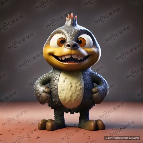 Ai创作图卡通猹 昵图网