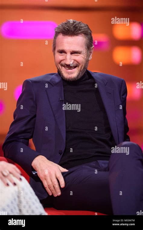Liam Neeson During The Filming Of The Graham Norton Show At The London