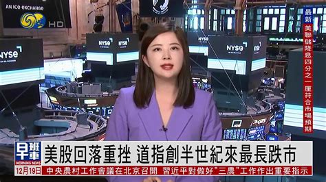美股回落重挫 道指创半世纪来最长跌市凤凰网视频凤凰网