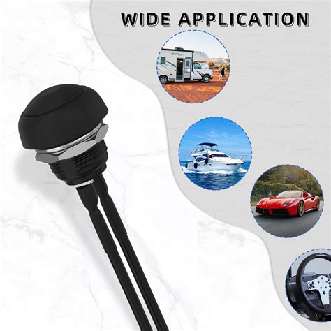 Mm Momentary Mini Round Push Button Switch With Pre Wired DAIER