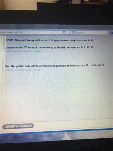 solved determine the 5th term of the following arithmetic