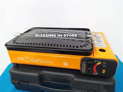 Promo Kompor Gas Portable Bbq In Progas Kompor Panggang Portable Progas Diskon Di