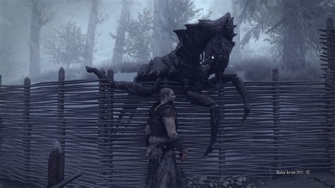 Chaurus Reaper Being Legitimately Terrifying Rskyrim