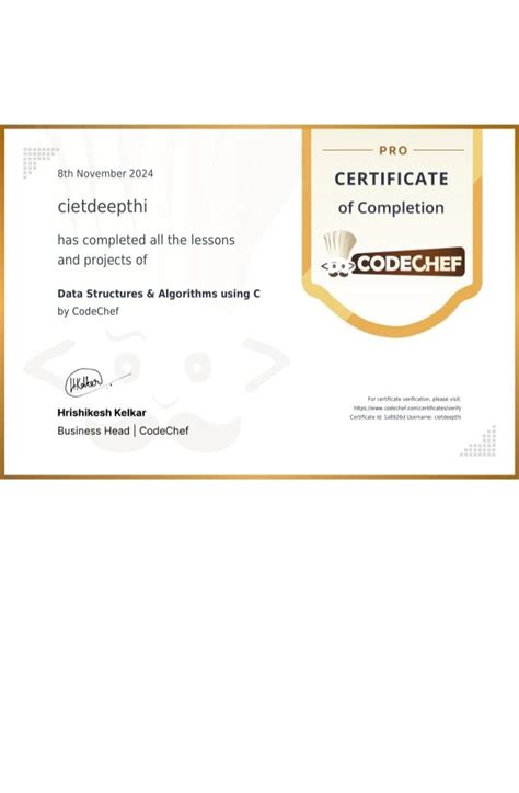I Completed My Data Structures And Alagarithams Using C Deepthi Thumati