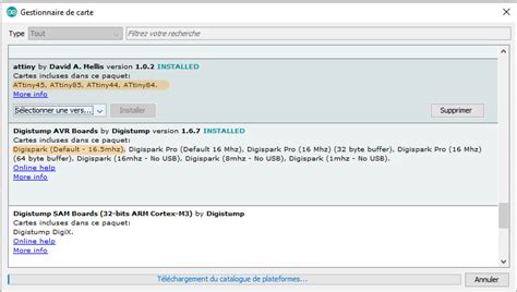 Problème Attiny Français Arduino Forum