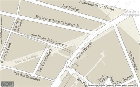 Plan Rue Du Temple Rue Du Temple Temple Vieux Paris