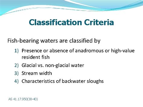 Frpa 101 D 3 Water Body Classification Region