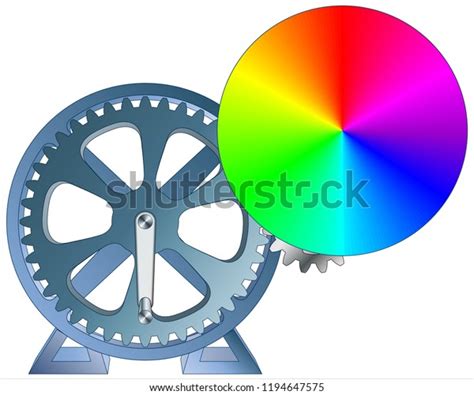 Newtons Optical Spectrum Stock Vector Royalty Free 1194647575