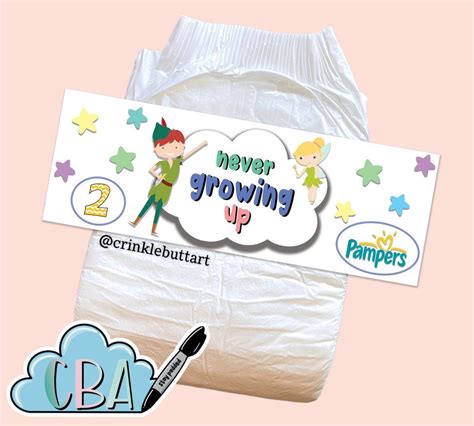 Abdl Clear Premium Diaper Tapes Never Growing Up” Etsy
