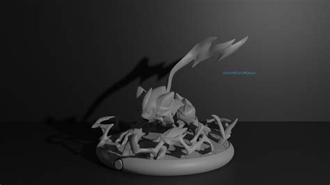 Zeraora Pokemon 3d Print Model 3d Model 3d Printable Cgtrader