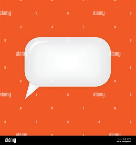 3d Abstract Speech Bubble Icons Char Message Symbol Isolated Stock Vector Image And Art Alamy