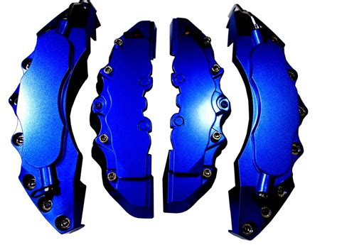 Dark Blue Extra Thick Abs Brake Caliper Covers Car Disc Kit Front Rear