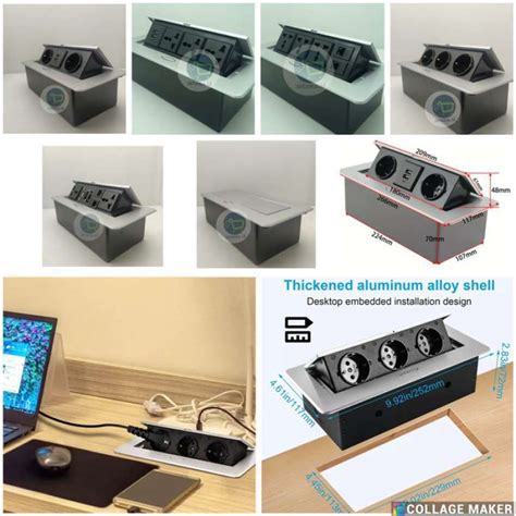 Promo Stop Kontak Meja Tanam Colokan Tanam Lantai Floor Desk Outlet