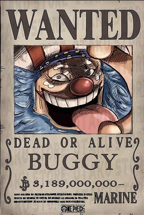 Buggy Bounty One Piece One Piece Anime Personaggi Anime One Piece