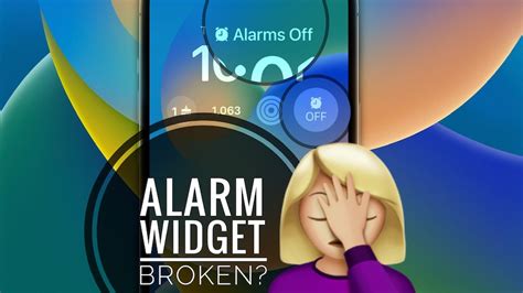 alarms not showing on lock screen alarms off ios 16 1 bug