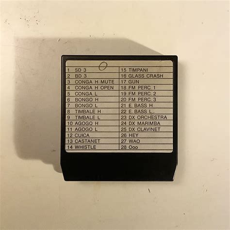 Yamaha RX5 Waveform Data Cartridge 80 Reverb UK