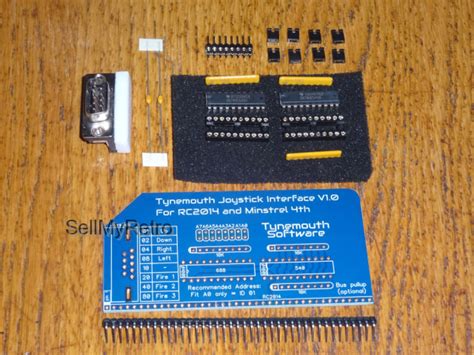 9 Way D Joystick Card For Rc2014 Or Minstrel 4th Full Kit