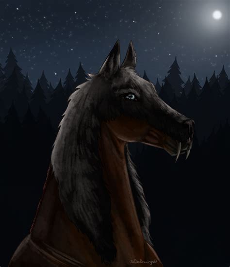 Drawlloween 2022 Day 28 Werewolf By Sofiesdrawings On Deviantart