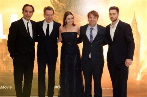 La Première Europea Di Godzilla Bryan Cranston Aaron Taylor Johnson E