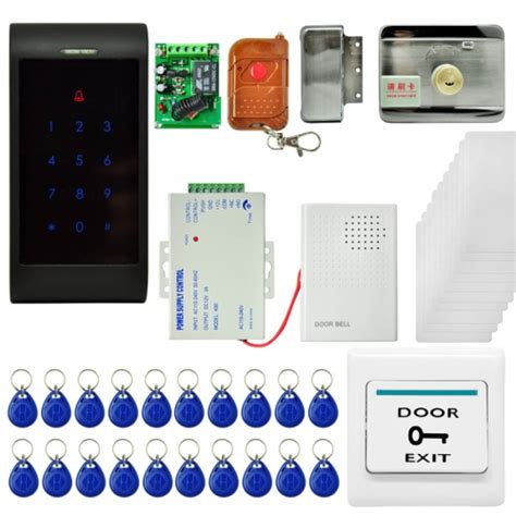 MJPT Door Access Control System Kits Electric Control Lock ID Keyfobs ID Cards