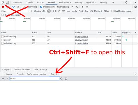 How To Search Through All The Ajax Responses In Network Tab In Chrome